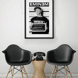 FatCat Wall Graphics Eminem (Mugshot) Poster Frameless Gift 12 x 18 inch(30cm x 46cm)-S-193…