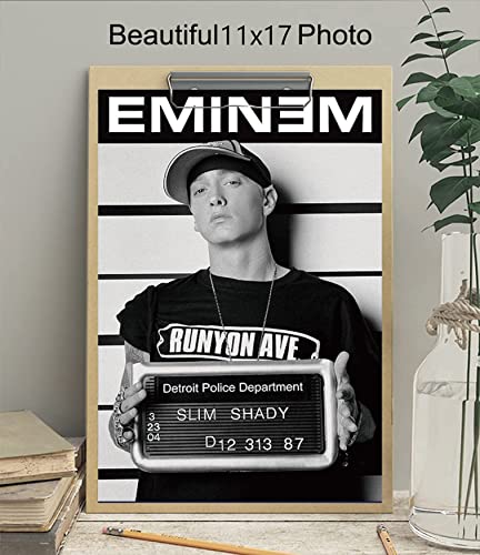 FatCat Wall Graphics Eminem (Mugshot) Poster Frameless Gift 12 x 18 inch(30cm x 46cm)-S-193…