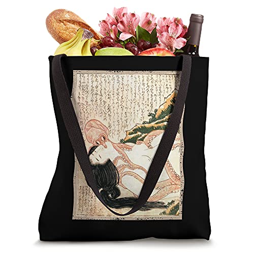 Dream of Fisherman's Wife Katsushika Hokusai Japanese Art Tote Bag