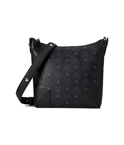 MCM Klara Visetos Hobo Medium Black 1 One Size