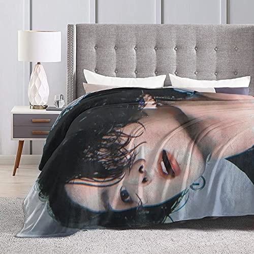 Jungkook Jeon Jung Kook Soft and Comfortable Warm Throw Blanket Beach Blanket Picnic Blanket Fleece Blankets for Sofa,Office Bed car Camp Couch (50"x40")