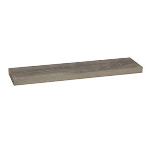 household essentials ashwood floating shelf for wall