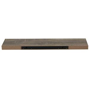 Household Essentials Ashwood Floating Shelf for Wall