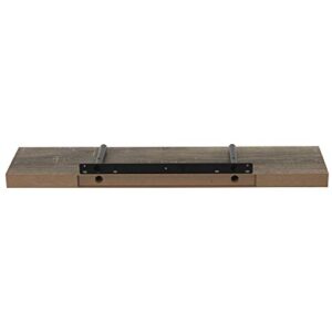 Household Essentials Ashwood Floating Shelf for Wall