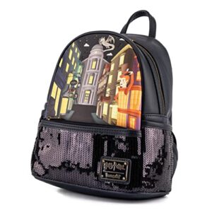 Loungefly Harry Potter Diagon Alley Sequin Womens Double Strap Shoulder Bag Purse