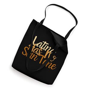 Latina Has No Skin Tone Afro Latina Hispanic Heritage 24 7 Tote Bag