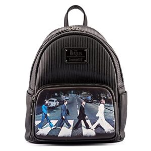 loungefly the beatles abbey road womens double strap shoulder bag purse