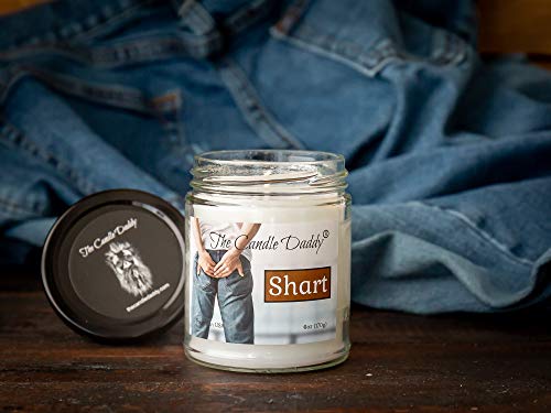 Shart - Terrible Near Turd Scented Melt- Maximum Scent "- Funny 6 oz Jar Candle- 40 Hour Burn time Hilarious Prank Gag Gift for Him Her Best Friend BFF Joke Candle