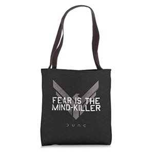 dune (2021) – fear is the mind-killer – atreides tote bag