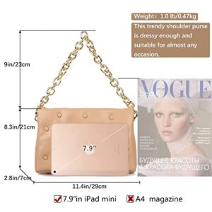 Women's Shoulder Handbags Designer Tote Bags and Purses with Chain Strap