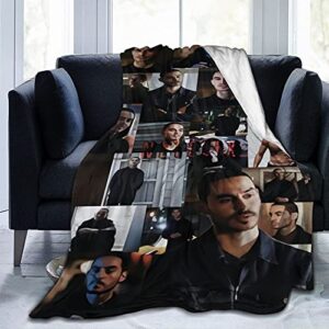 manny montana throw blanket fleece blanket lightweight soft flannel living room bedroom sofa quilt blankets all season air conditioning blanket