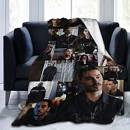 Manny Montana Throw Blanket Fleece Blanket Lightweight Soft Flannel Living Room Bedroom Sofa Quilt Blankets All Season Air Conditioning Blanket