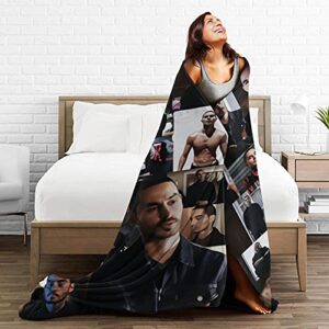 Manny Montana Throw Blanket Fleece Blanket Lightweight Soft Flannel Living Room Bedroom Sofa Quilt Blankets All Season Air Conditioning Blanket