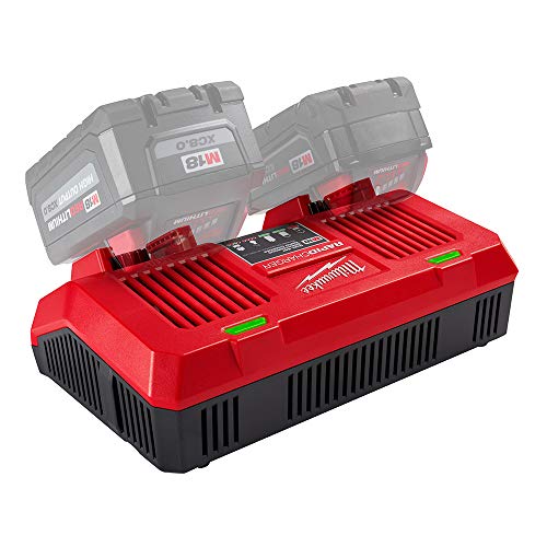 Milwaukee 48-59-1802 M18 Dual Bay Simultaneous Rapid Lithium-Ion Charger