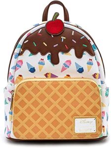 loungefly disney princess ice cream mini backpack all over print