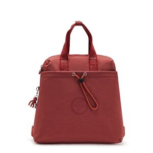 kipling women’s goyo medium tote bag backpack, dusty carmine