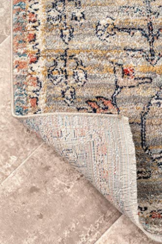 NuLOOM Marley Traditional Medallion Fringe Area Rug, 9' x 12', Beige