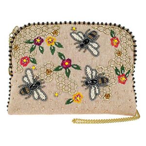 Mary Frances Crossbody/Makeup Bags (Bee Kind)