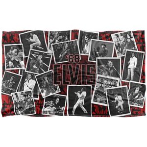 Elvis Presley Comeback to 68 Officially Licensed Silky Touch Super Soft Throw Blanket 36" x 58"