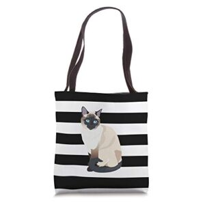 Siamese Cat Lover Gift Tote Bag