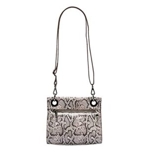 hammitt tony small tony black grey snake gray crossbody gunmetal leather bag handbag new