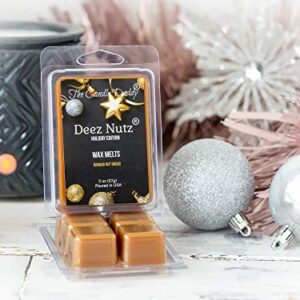 The Candle Daddy Deez Nutz Holiday Edition - Banana Nut Bread Scent - Maximum Scented Wax Melt Cubes - 2 Ounce Pack - Perfect for Christmas