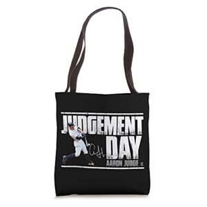 aaron judge judgement day tote bag