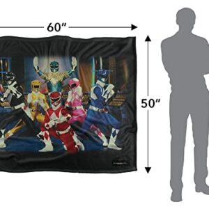 Power Rangers Stance Officially Licensed Silky Touch Super Soft Throw Blanket 50" x 60"