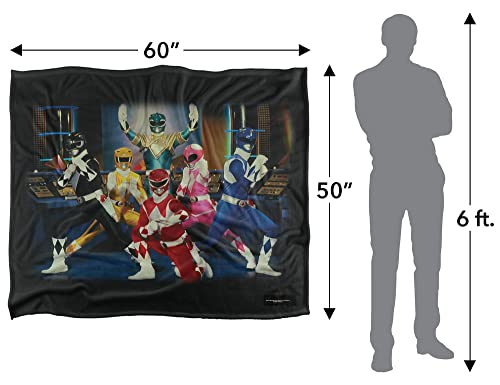 Power Rangers Stance Officially Licensed Silky Touch Super Soft Throw Blanket 50" x 60"