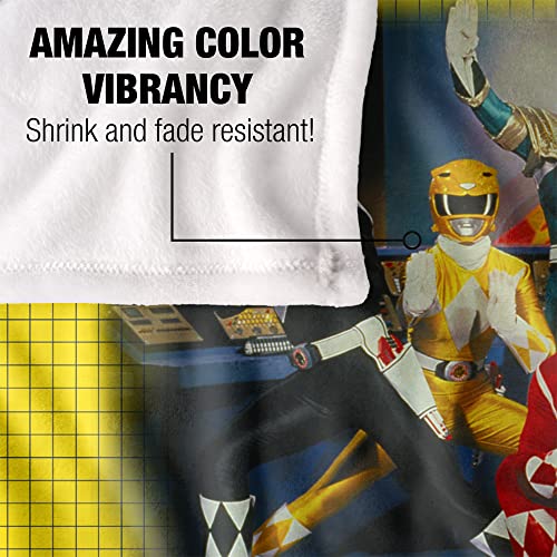 Power Rangers Stance Officially Licensed Silky Touch Super Soft Throw Blanket 50" x 60"