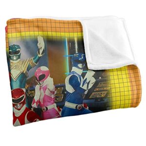 Power Rangers Stance Officially Licensed Silky Touch Super Soft Throw Blanket 50" x 60"