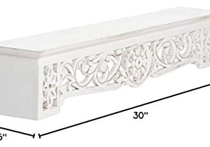 Habitat Fetco Morris White 30-in. Ledge Shelf