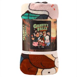 Gravity Falls Cozy, Colorful Screen Print Throw