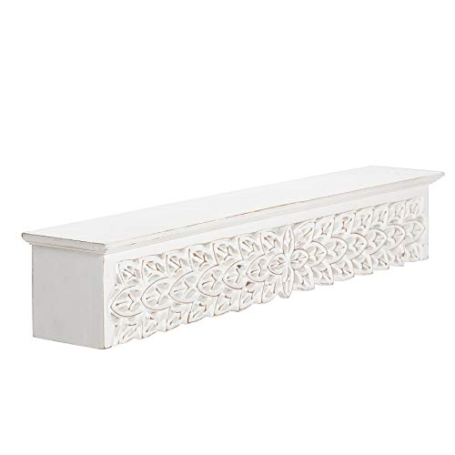 Habitat Fetco Gaudin White 30-in. Decorative Shelf