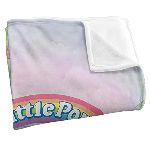 My Little Pony Retro Classic Ponies Officially Licensed Silky Touch Super Soft Throw Blanket 50" x 60"