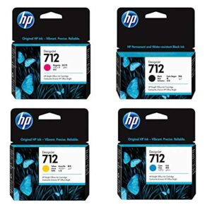 hp 712 29ml cyan designjet original ink cartridge for t650, t630, t230, t210 & studio plotter printers