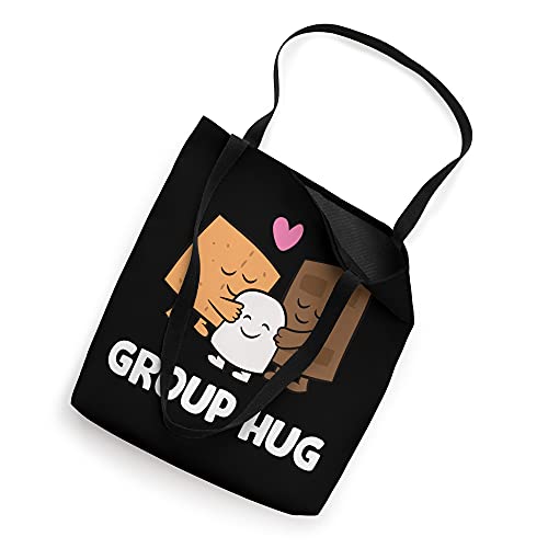 Funny Camping Smores Group Hug Cute S'mores Tote Bag