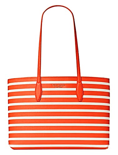 Kate Spade New York all day sailing stripe large tote (TAMARILLO MULTI)