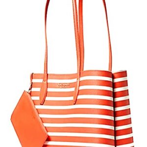 Kate Spade New York all day sailing stripe large tote (TAMARILLO MULTI)