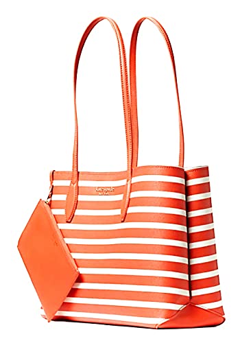 Kate Spade New York all day sailing stripe large tote (TAMARILLO MULTI)