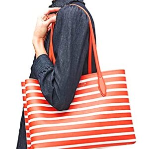 Kate Spade New York all day sailing stripe large tote (TAMARILLO MULTI)