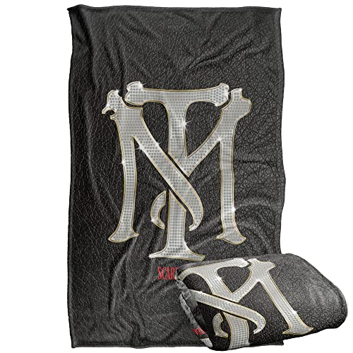 Scarface Monogram Officially Licensed Silky Touch Super Soft Throw Blanket 36" x 58"