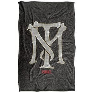 Scarface Monogram Officially Licensed Silky Touch Super Soft Throw Blanket 36" x 58"