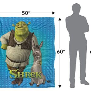 Shrek Pals Officially Licensed Silky Touch Super Soft Throw Blanket 50" x 60"