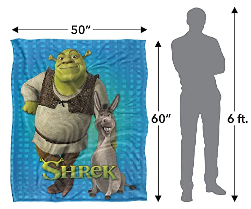 Shrek Pals Officially Licensed Silky Touch Super Soft Throw Blanket 50" x 60"