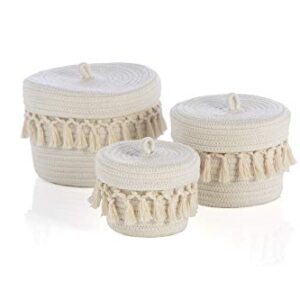 Shiraleah Assorted Set of 3 Round Dharma Organizer Baskets