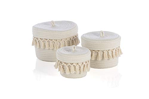 Shiraleah Assorted Set of 3 Round Dharma Organizer Baskets