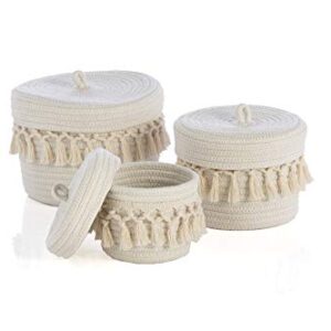 Shiraleah Assorted Set of 3 Round Dharma Organizer Baskets