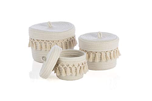 Shiraleah Assorted Set of 3 Round Dharma Organizer Baskets