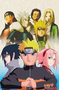 trends international naruto shippuden – key art wall poster, 22.375″ x 34″, unframed version